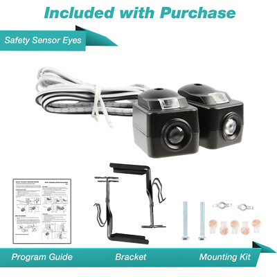 Replacement Garage Door Safety Sensors Eyes for Chamberlain Bracket Kit ...