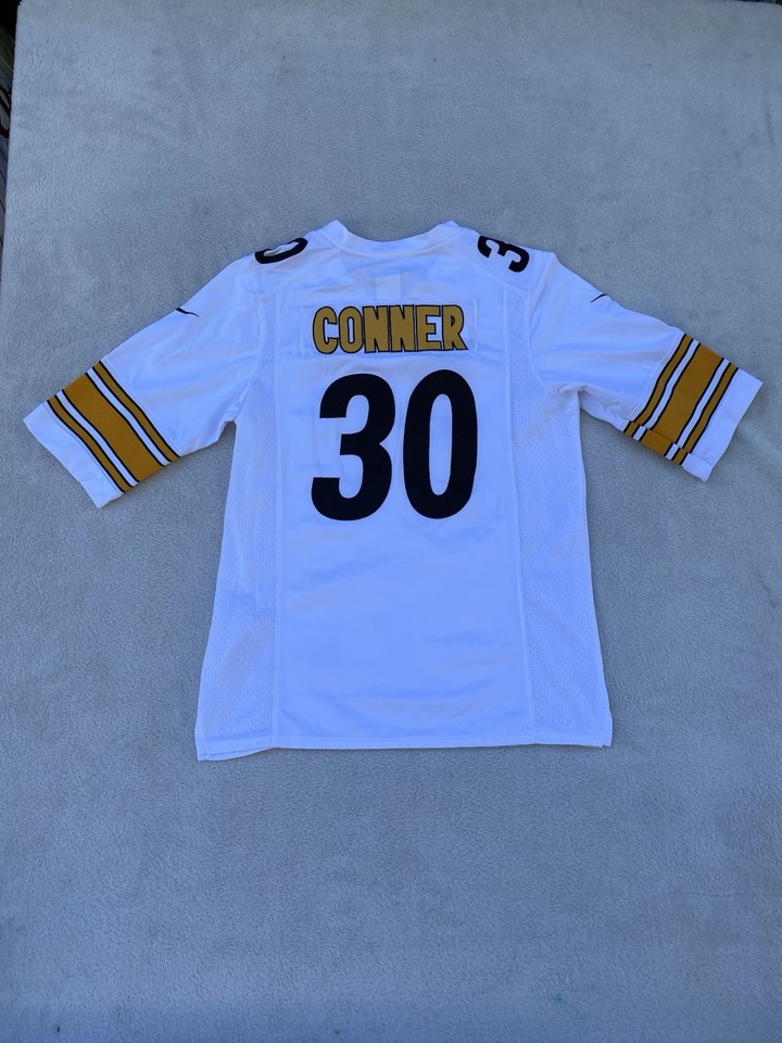 Pittsburgh Steelers Jersey Mens Medium White NFL Football James Conner ...