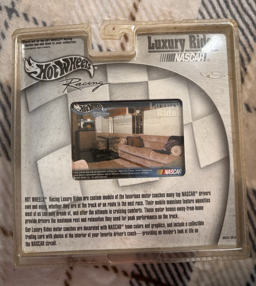 Hot Wheels Racing Luxury Rides Mark Martin 2000 Pfizer NASCAR Diecast ...
