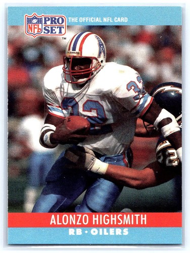 1990 Pro Set Football #121 Alonzo Highsmith Houston Oilers | eBay