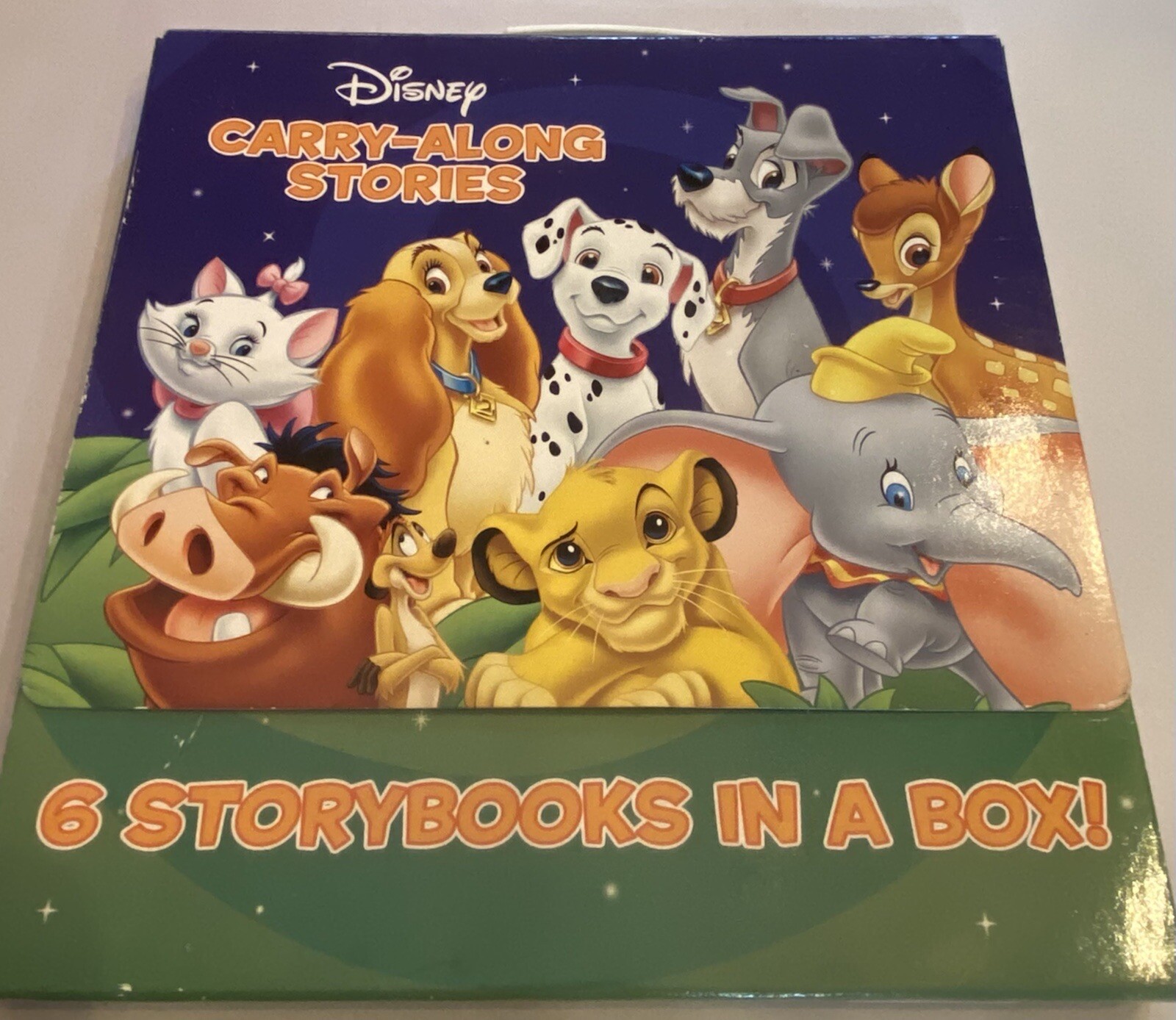 Disney Carry Along Stories: 6 STORY BOOKS IN A BOX, LION KING, BAMBI ...