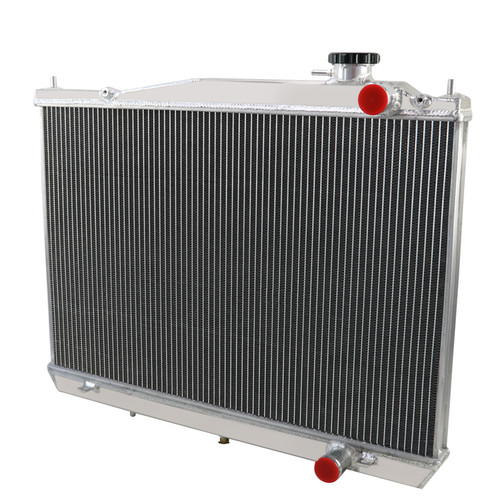 2 CORE RADIATOR FOR 97-05 NISSAN NAVARA D22 3.0L ZD30 01-06/3.3L V6 ...
