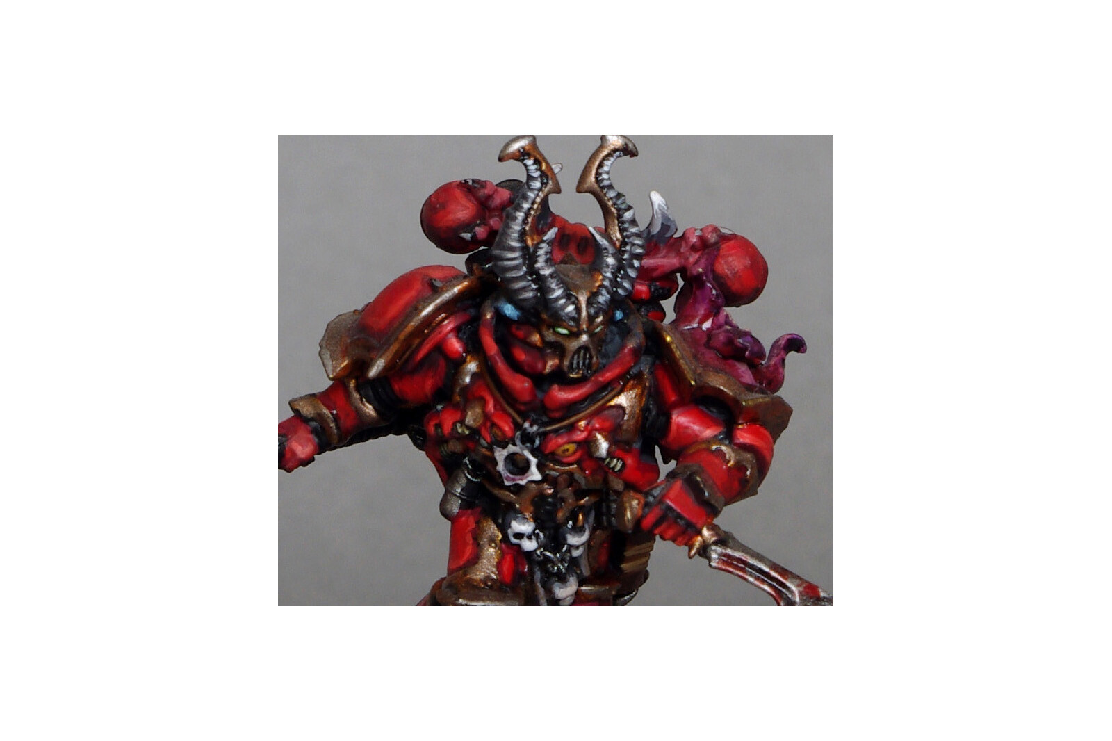 Aspiring Champion #1 Pro Painted Warhammer 40k Chaos space marines | eBay