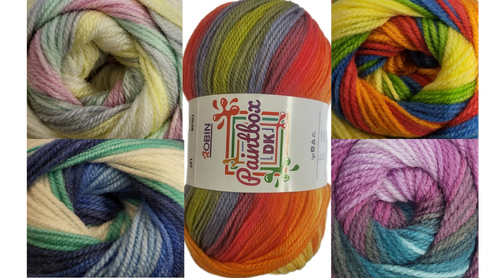 Robin Paintbox Prints DK 100g Yarn - Choose Colours - Tracked Delivery ...