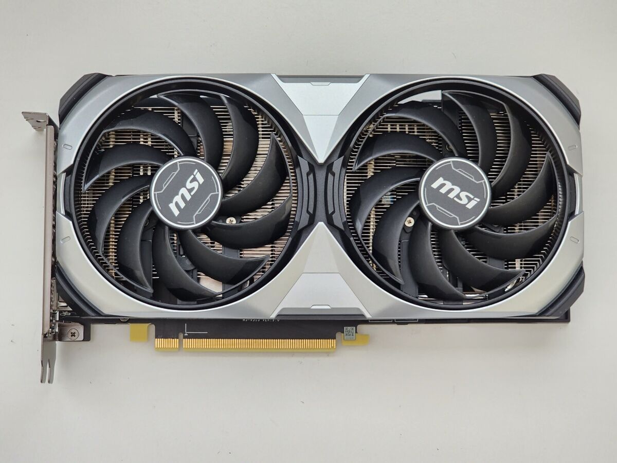 MSI GeForce RTX 4070 VENTUS 2X 12GB GDDR6 OC Graphics Card MSI GeForce RTX 4070 VENTUS 2X 12GB GDDR6 OC Graphics Card