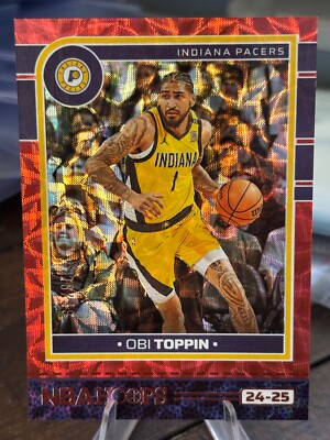 2024-25 Hoops Premium Prizms Red Scope #193 Obi Toppin | eBay