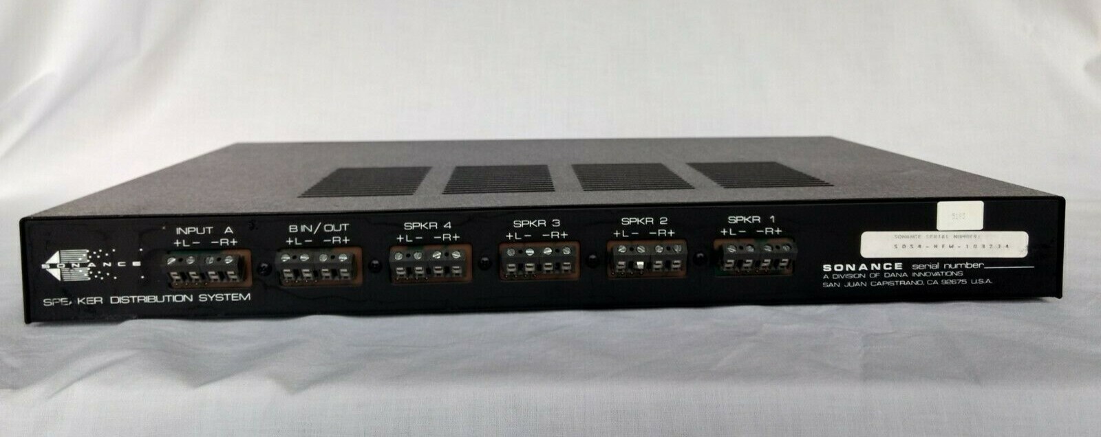 SONANCE SPEAKER DISTRIBUTION SYSTEM SDS4 4MP SPEAKER CONTROL SELECTOR | eBay