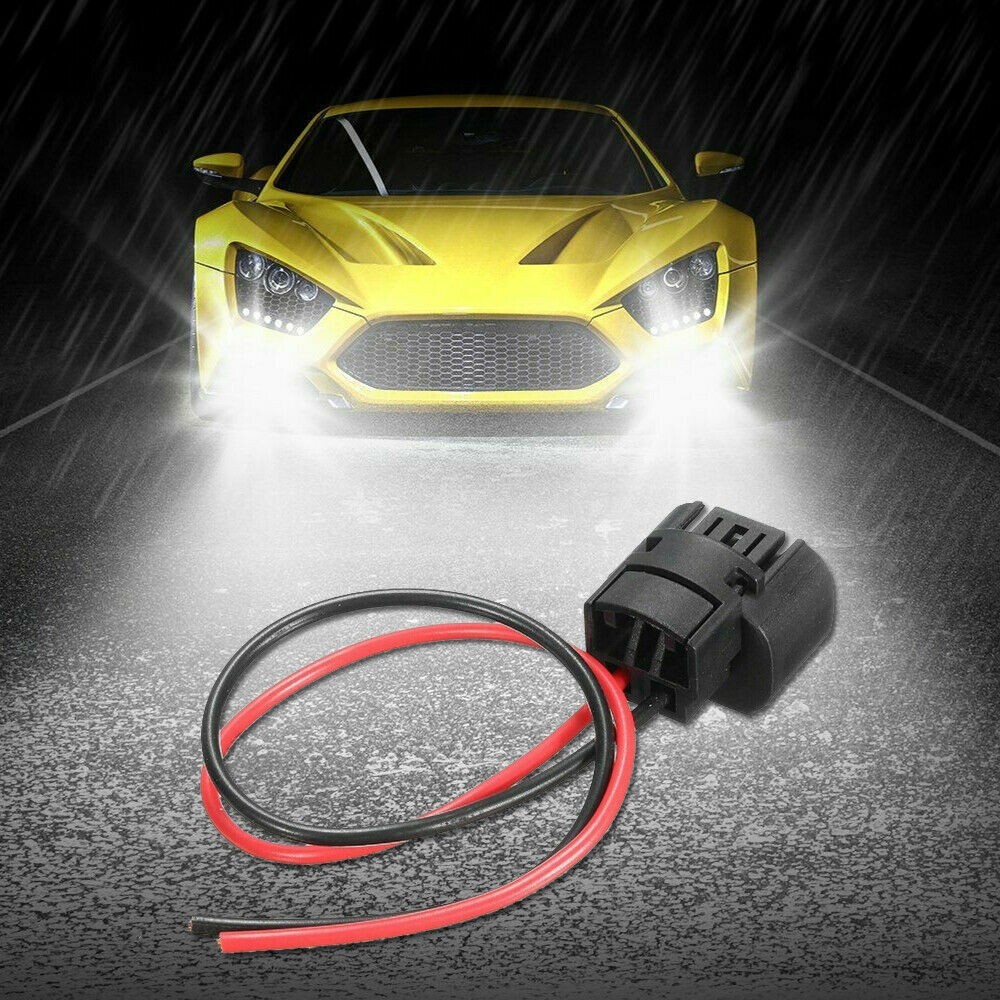 Premium Wire Pigtail Female P 4W 5202 H16 Connector for Fog Light Bulb ...