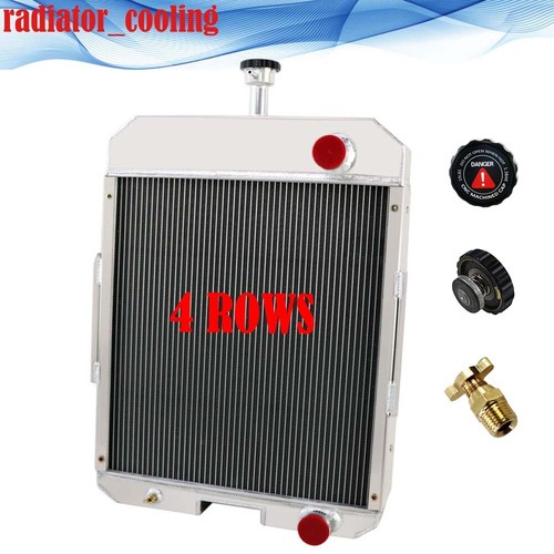 4 ROW ALUMINUM RADIATOR FOR CASE IH/FARMALL 666 686 706 756 #396352R91 ...