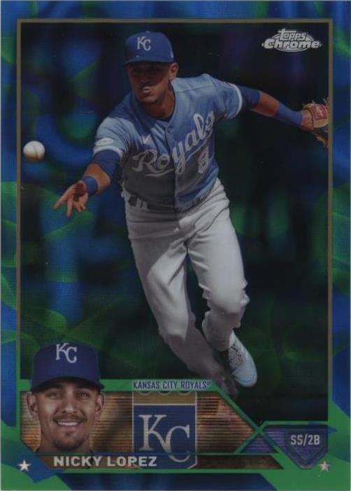 2023 Topps Chrome Update Series - Nicholas Lopez #USC117 Blue & Green ...