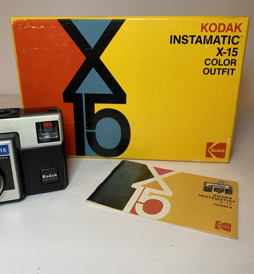 Vtg Kodak Istamatic X-15 Color Outfit W/original Box Collector Special ...