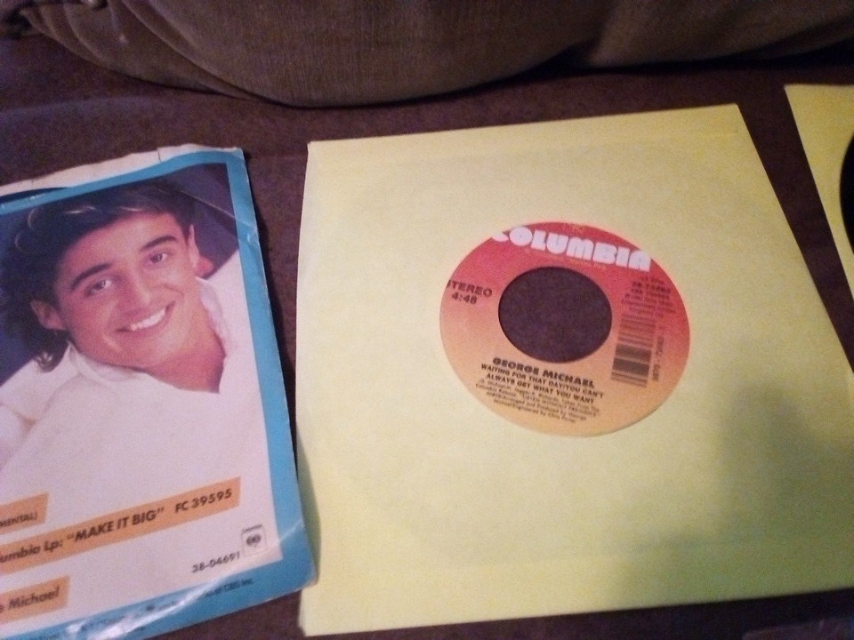 5x Wham George Michael 45 Record Lot Careless Whisper I'm Your Man Pic ...