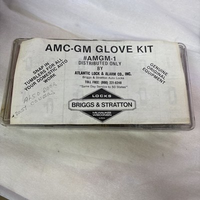 AMC-GM Glove Kit Rekey Locksmith vintage | eBay