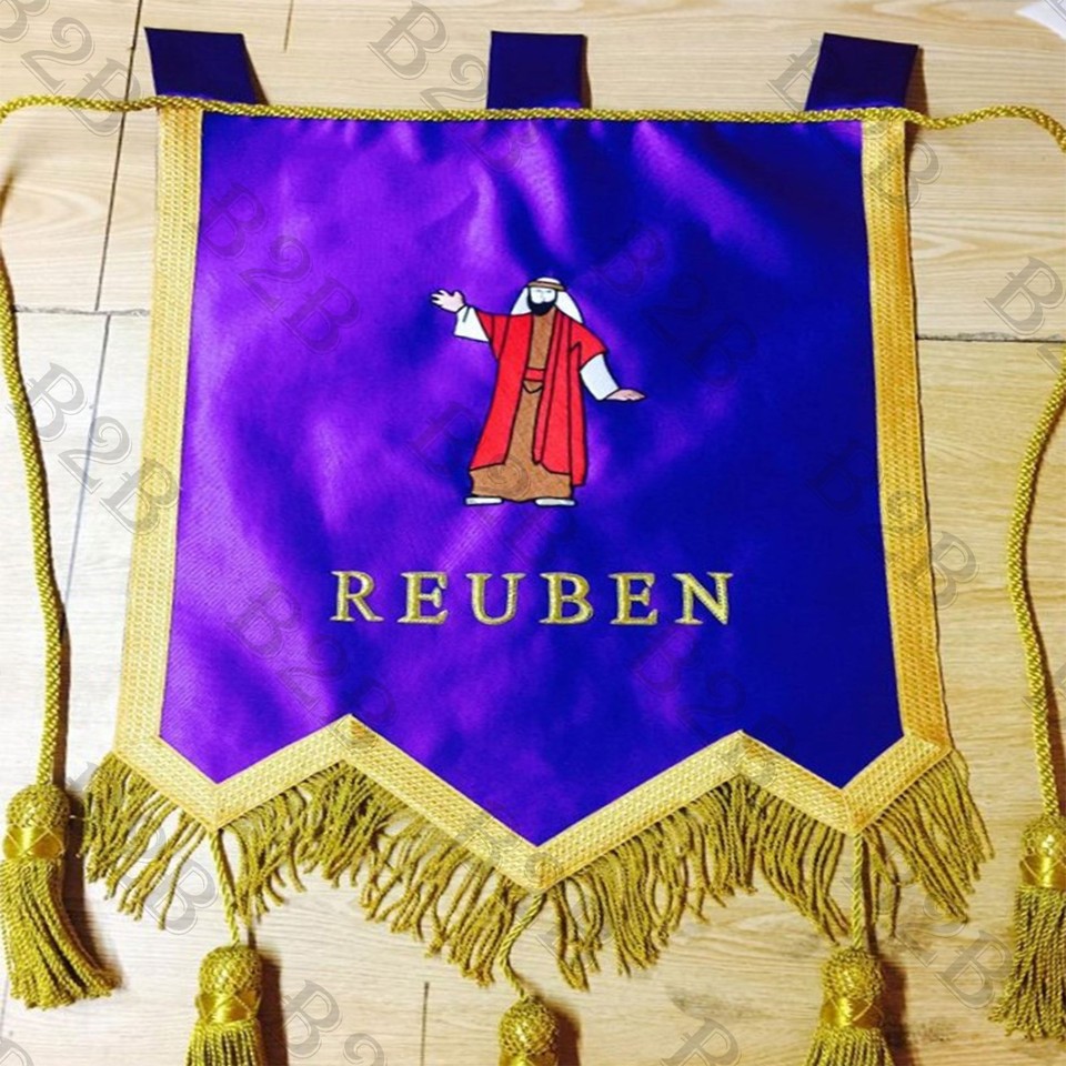 MASONIC REGALIA ROYAL ARCH MASONARY CHAPTER BANNERS 4 pcs SET--B2B | eBay