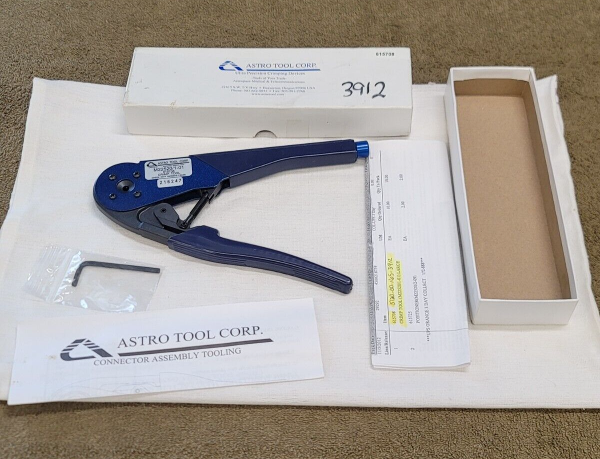 Astro Tool Corporation Adjustable Terminal Crimper Part Number 615708 ...