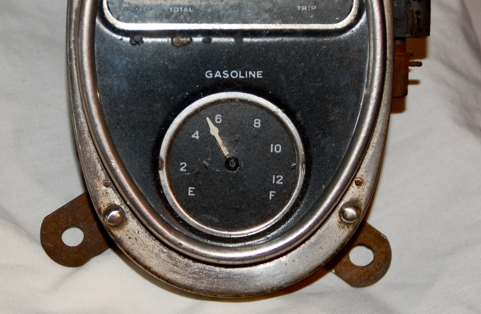 Vintage Antique Stewart Speedometer Gas Fuel Gauge Dash Cluster Rat Rod ...