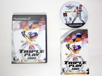 Triple Play 2002 Sony PlayStation 2 PS2 Complete CIB TESTED Free Same ...