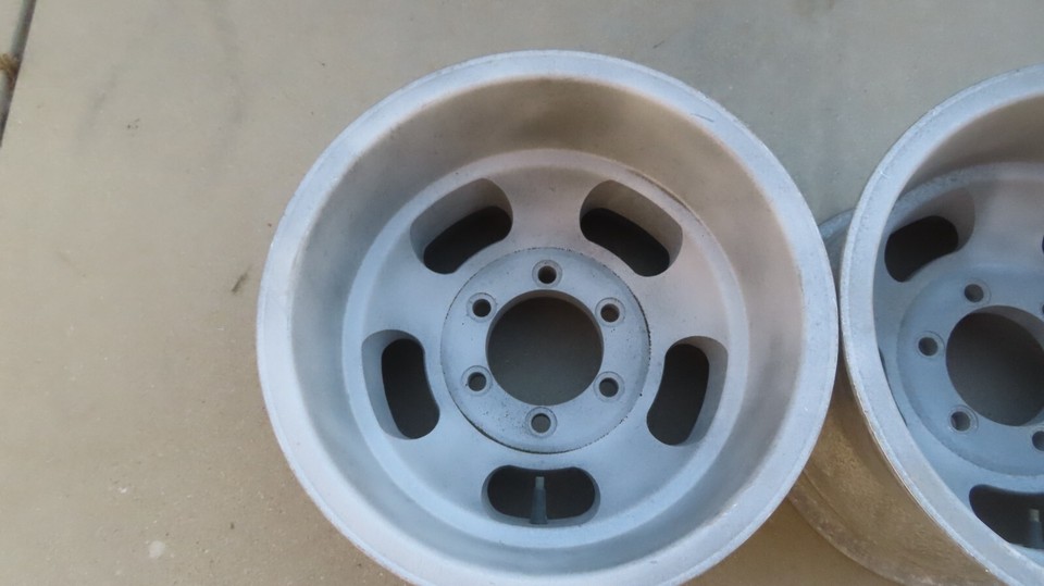 Vintage Slot Mags Wheels 15" x 10" 6x5.5 Aluminum Rims US Indy ARE ...