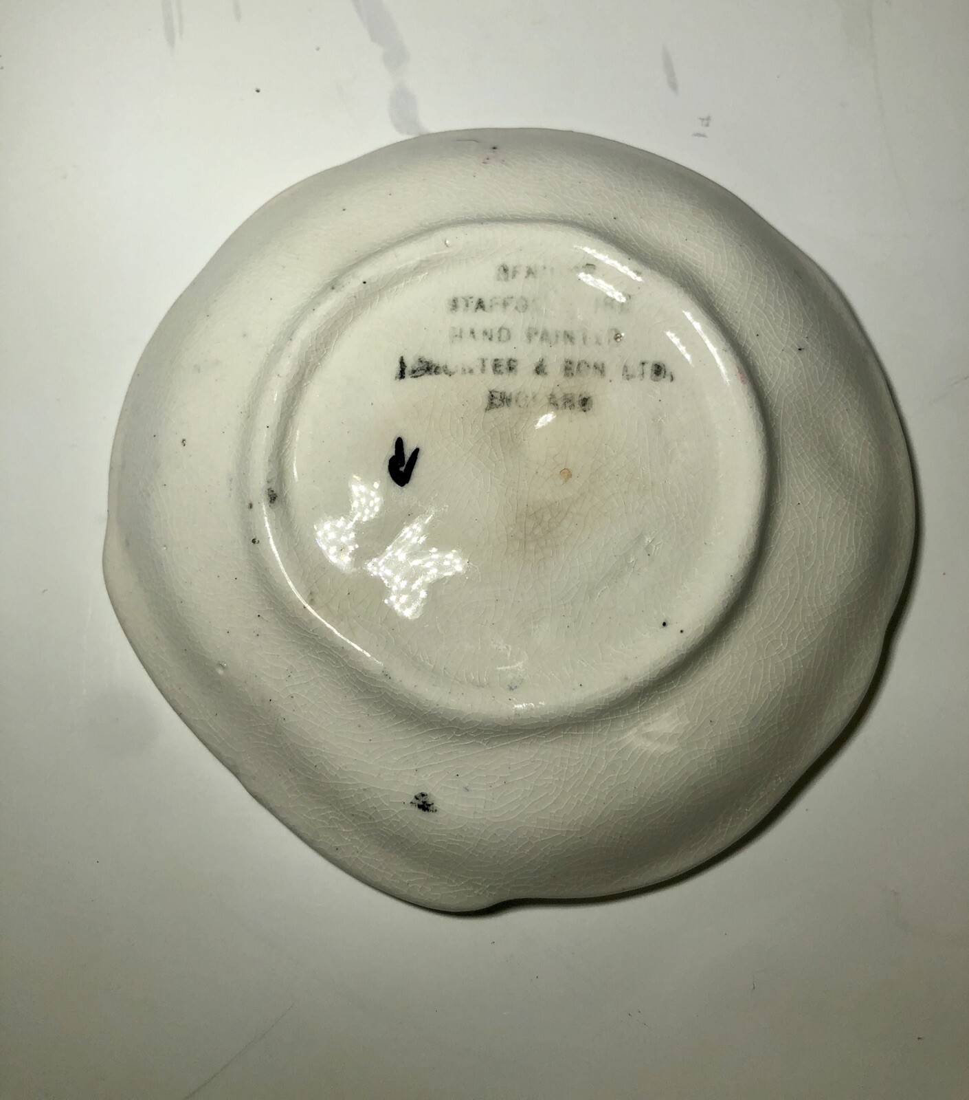 TOBY PLATE DISH GENUINE STAFFORDSHIRE HAND PAINTED SHORTER & SONS LTD ...