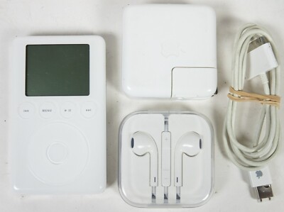 Apple iPod 3rd Generation A1040 20GB + accessories CLEAN + TESTED | eBay
