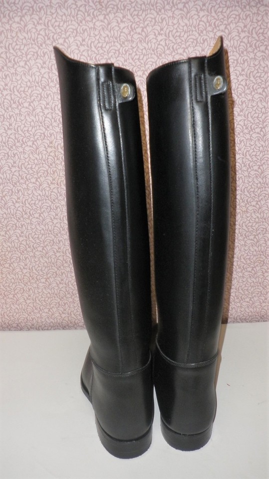 Regent Pro Euro Black English Leather Long Riding Boots Various Sizes ...