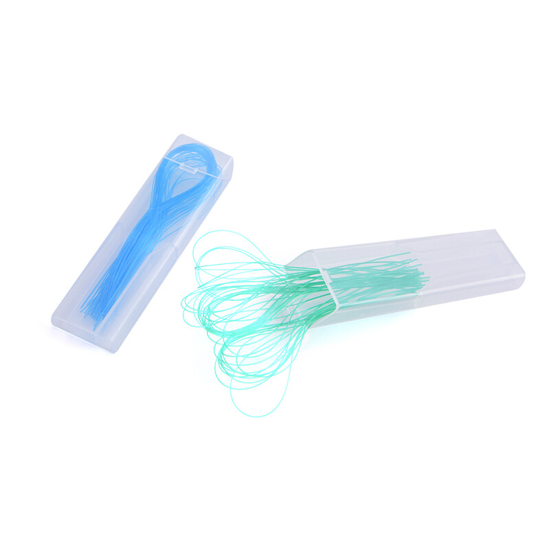 35Pcs/Set Dental Floss Threaders Needle Tooth Brackets Wire Holders ...