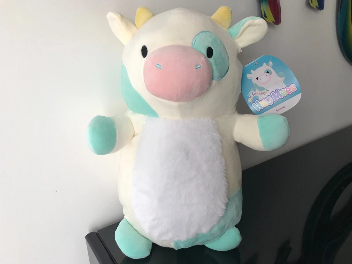Squishmallows Hug Mees Plush 14 Inch Belana The Cow Easter