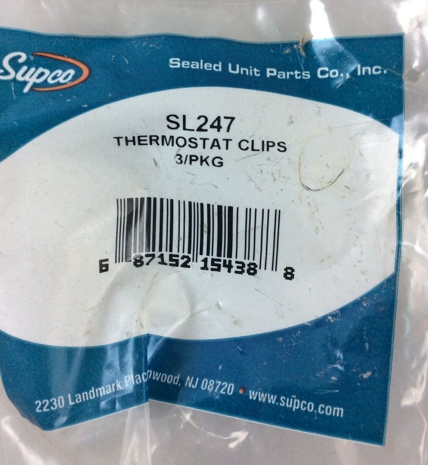 SUPCO OEM SL247 Exact Replacement Appliance Thermostat Clips (3 Pack ...