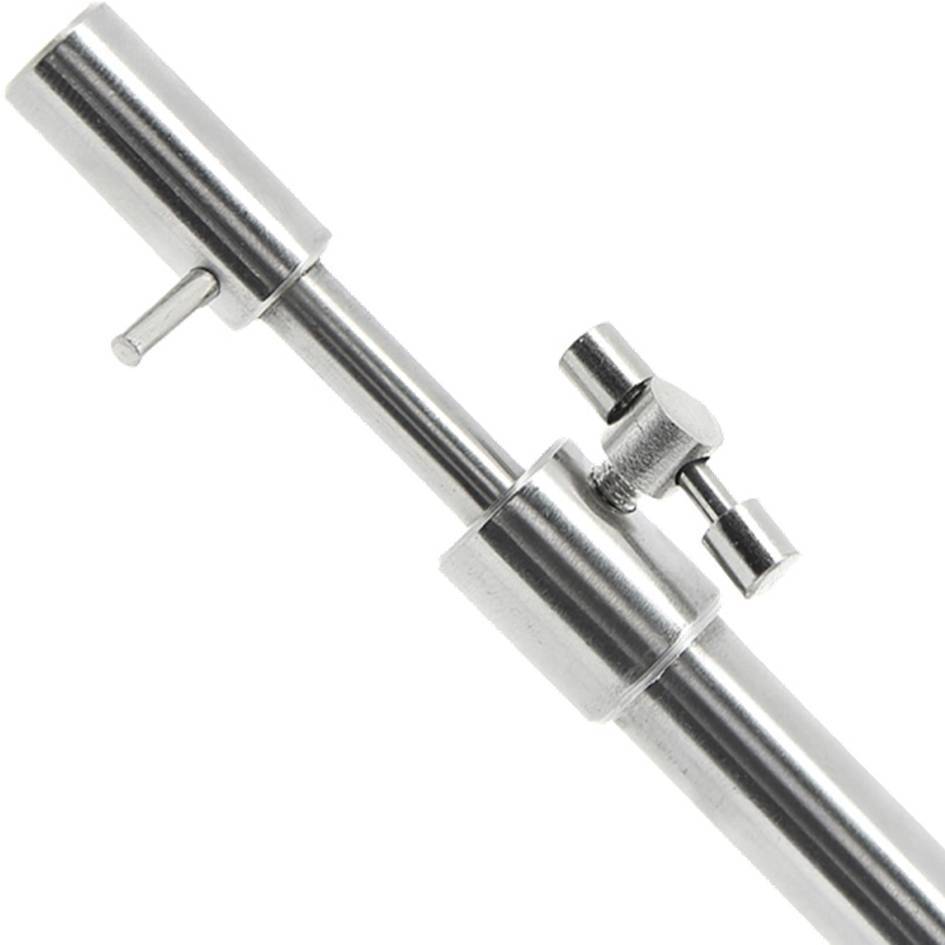 4 x New Solid Stainless Steel Bank Sticks 70-125cm Carp fishing Tackle ...