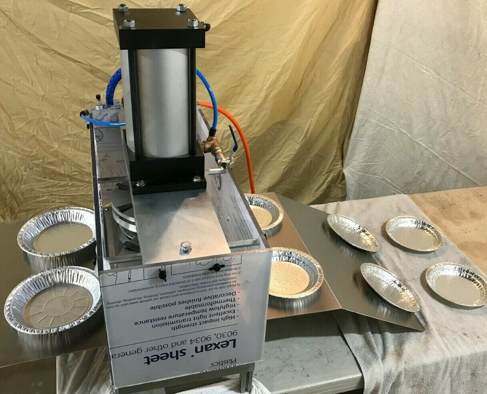 AR-3 Inline Pie forming pie press with three (3) 6" die sets, Why pay ...