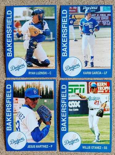 1993 Bakersfield Dodgers Team Set (Cal) Ryan Luzinski ~ Karim Garcia~J ...