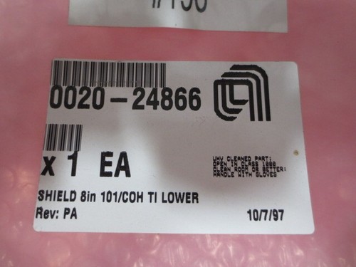 AMAT 0020-24866 SHIELD 8 101 COH TI LOWER, 109767 | eBay