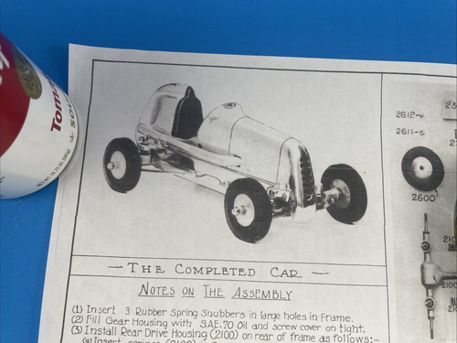 DOOLING MERCURY TETHER CAR PLANS | eBay