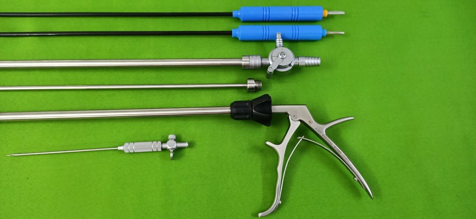 5pc Laparoscopic Surgery Set 5mmx330mm Endoscopy Reusable Surgical ...