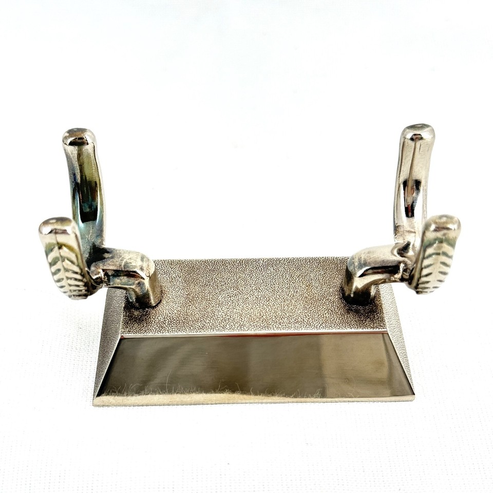 Wedding Certificate Holder Silverplate w Stand and Blank Gift Marriage ...