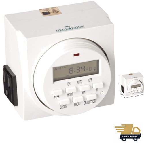 Autopilot Dual Outlet 7-Day Grounded Digital Programmable Timer, 1725W ...