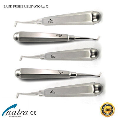 5 Set Band Pusher Orthodontic Dental Probe Cement Placing cleaning ...