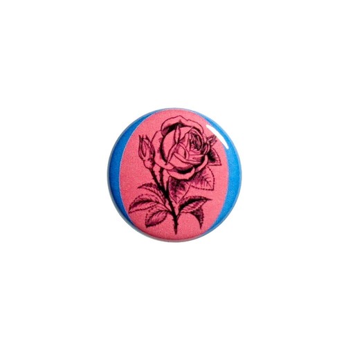 Single Rose Refrigerator Magnet Pink Blue Pretty Cool Fridge Magnet 1 ...