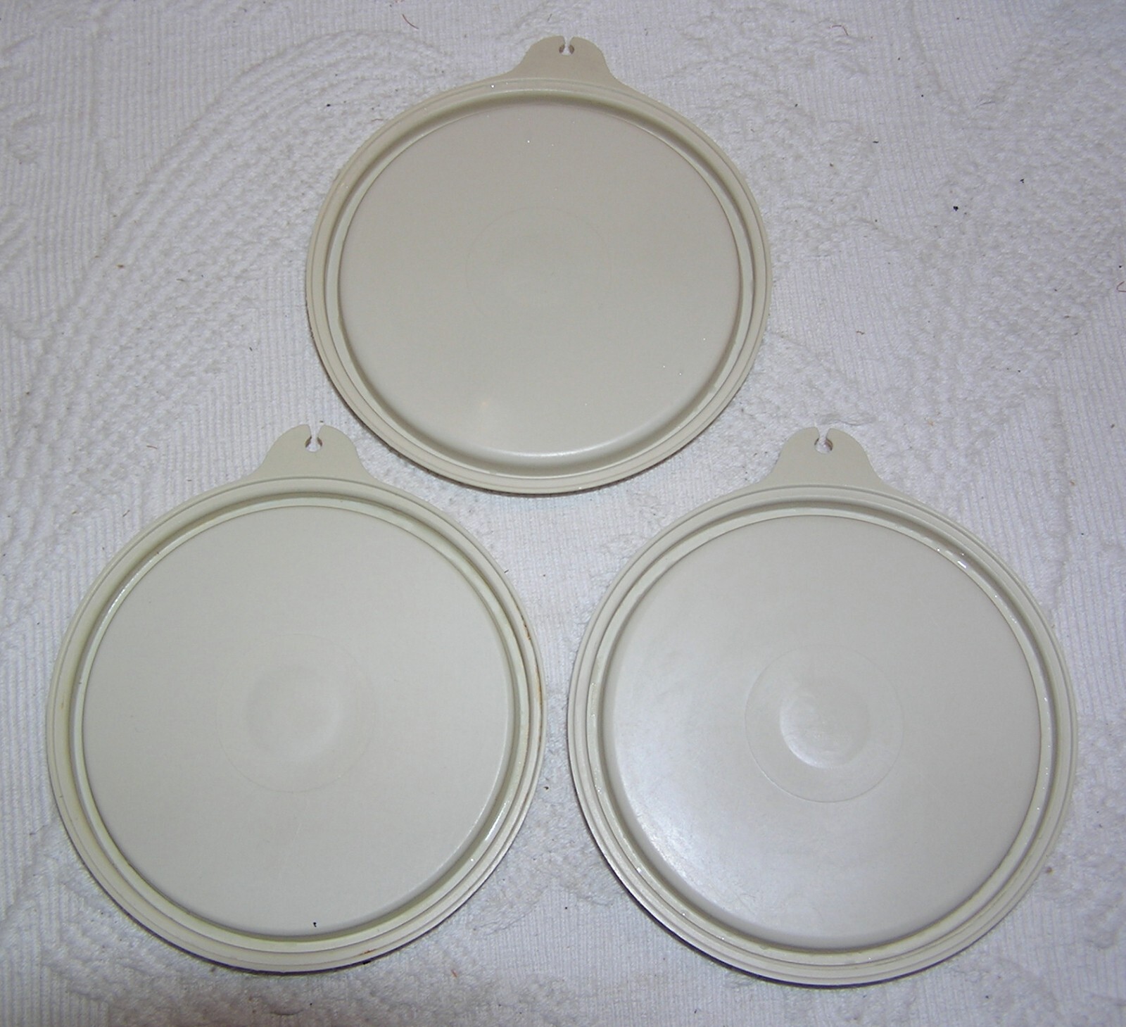Vintage Tupperware Condiment Caddy Server #757 - 3 Containers Lids ...