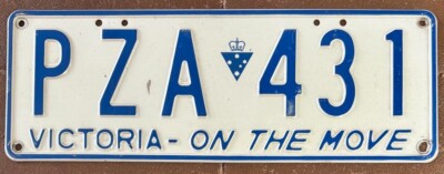 Australia 2002 VICTORIA - ON THE MOVE License Plate # PZA-431 | eBay