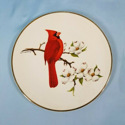 CARDINAL Collector Plate by Don Eckelberry Exclusively for Avon ...