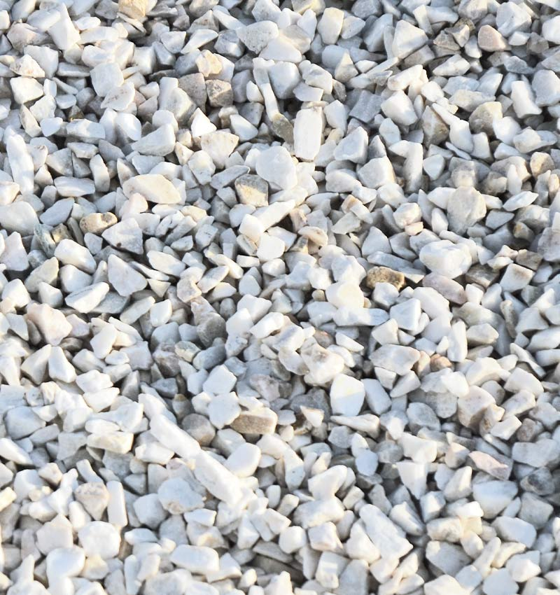 Decorative Garden Stones ice WHITE Marble Chipping Greece Sizes Home ...