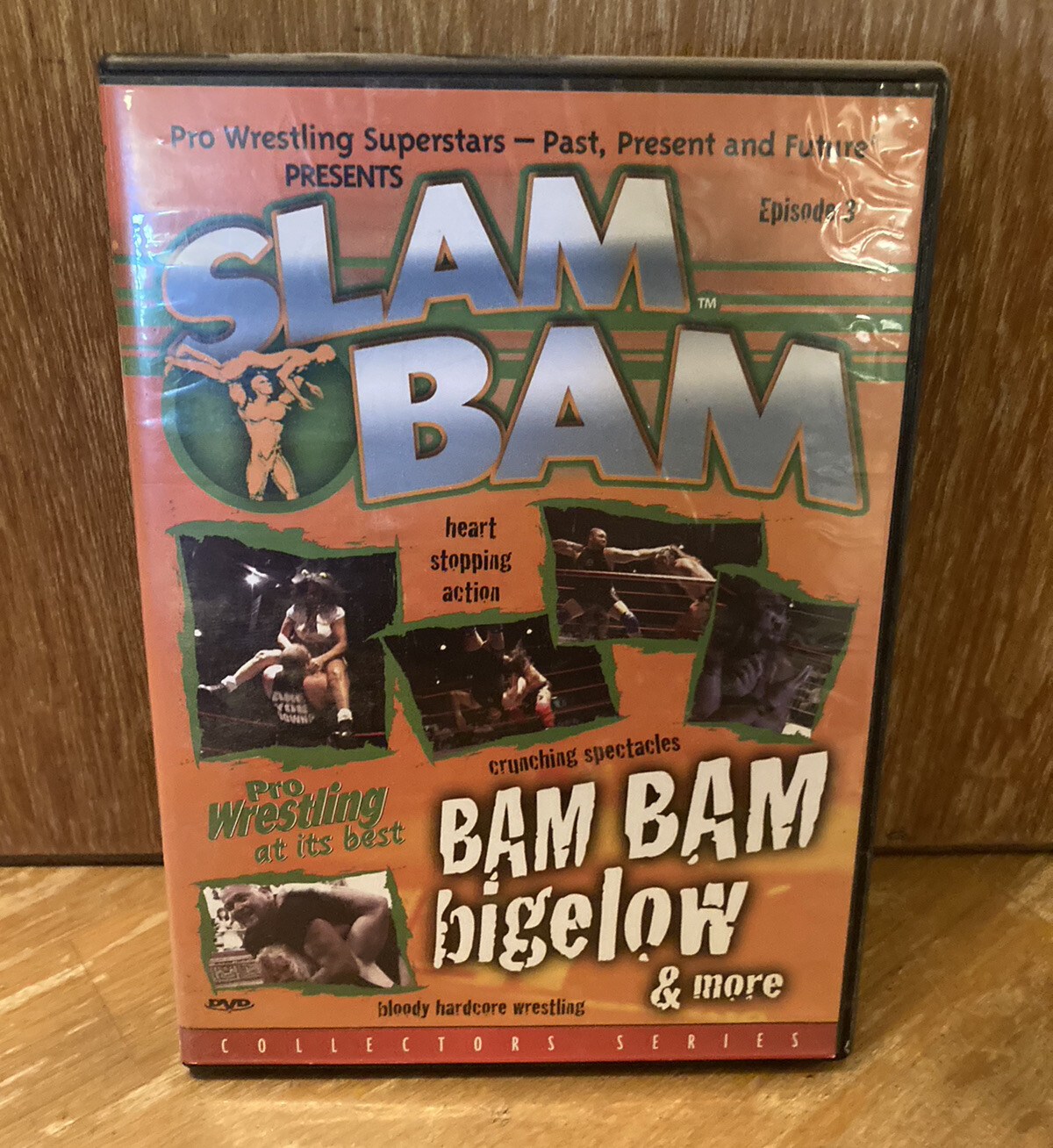 SLAM BAM Episode 3 Bam Bam Bigelow & More DVD Bloody Hardcore Wrestling ...