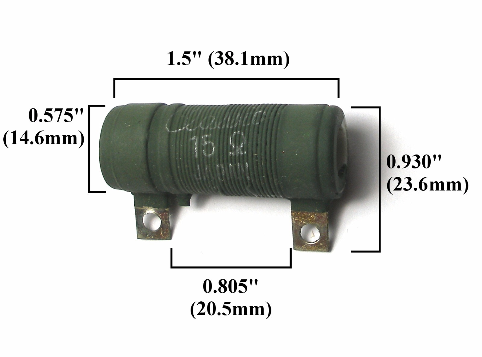 1pc Vintage Classic 1/24 1/32 Slot Car 15 Ohm Controller RESISTOR Japan ...