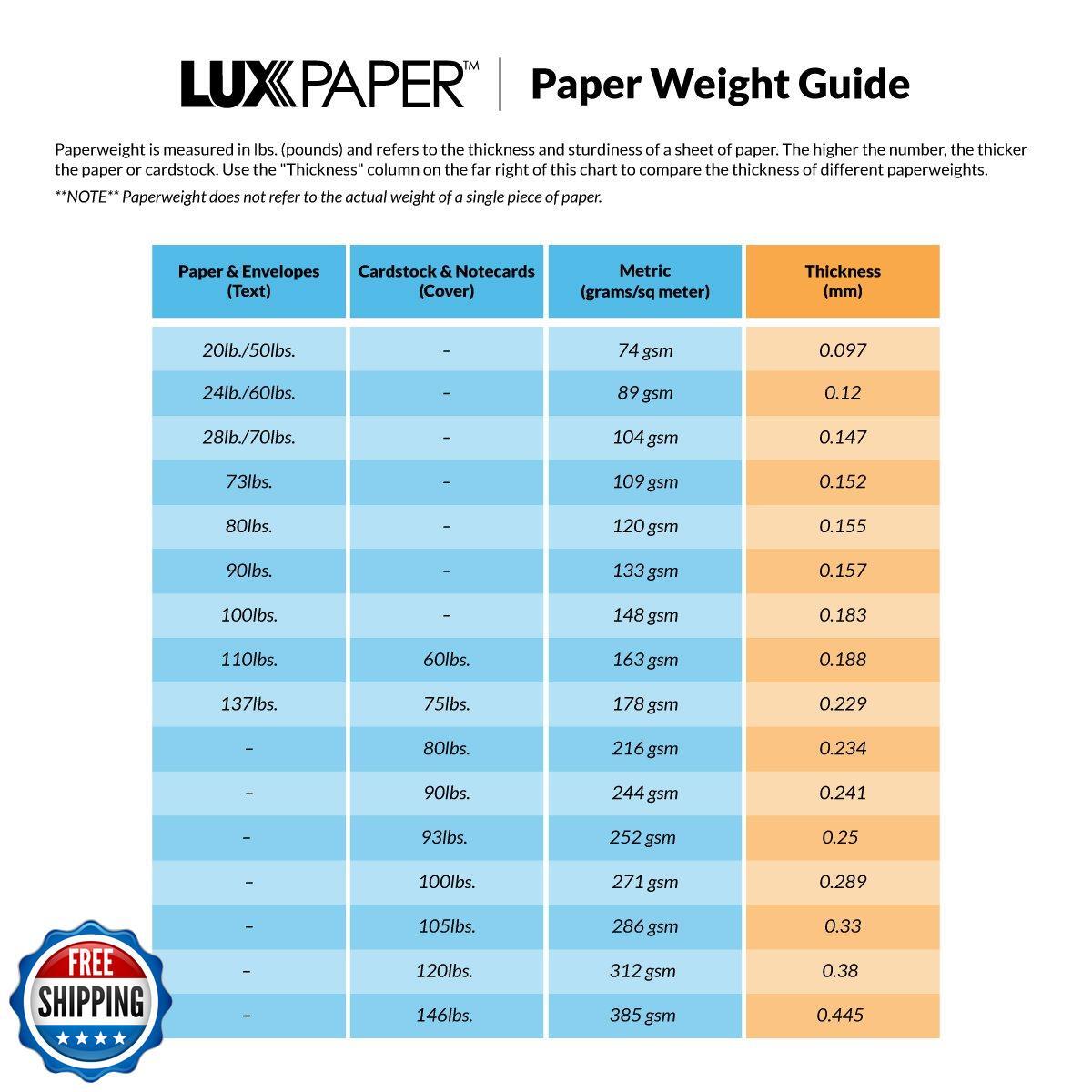 LUXPaper 11" x 17" Paper | Tabloid Size | Black Linen | 80lb. Text | 50 ...