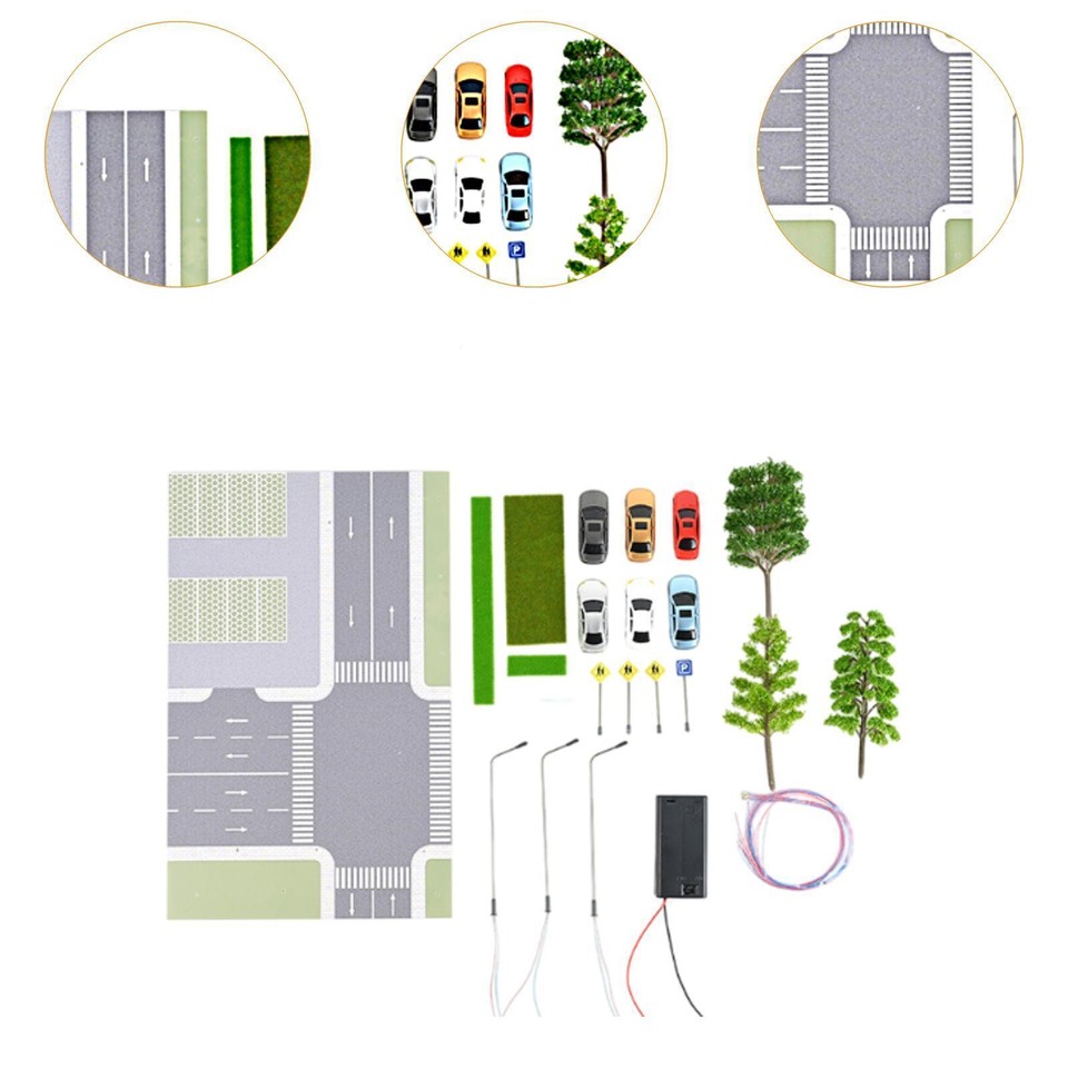 Parking Lot HO Scale Scenery Kits for Backdrop Railroad Layouts Model ...