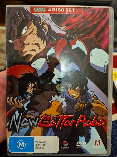 NEW GETTER ROBO DVD COMPLETE COLLECTION CULT CARTOON ANIME ANIMATION TV ...