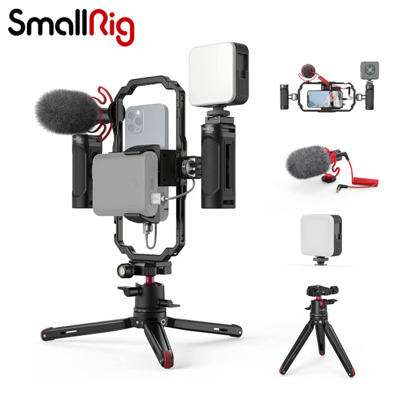SmallRig Professional Phone Video Rig Kit for Phone Vlogging & Live ...