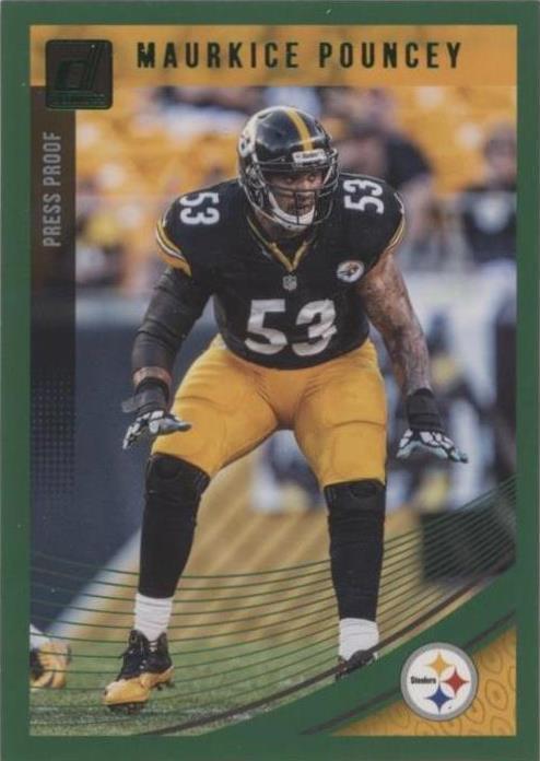 2018 Panini Donruss - Maurkice Pouncey #243 Press Proof Green for sale ...