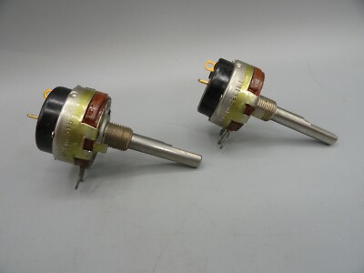 Linear Taper 500K Ohm Potentiometer w/Switch 1 1/2" Shaft (LOT OF 2) | eBay